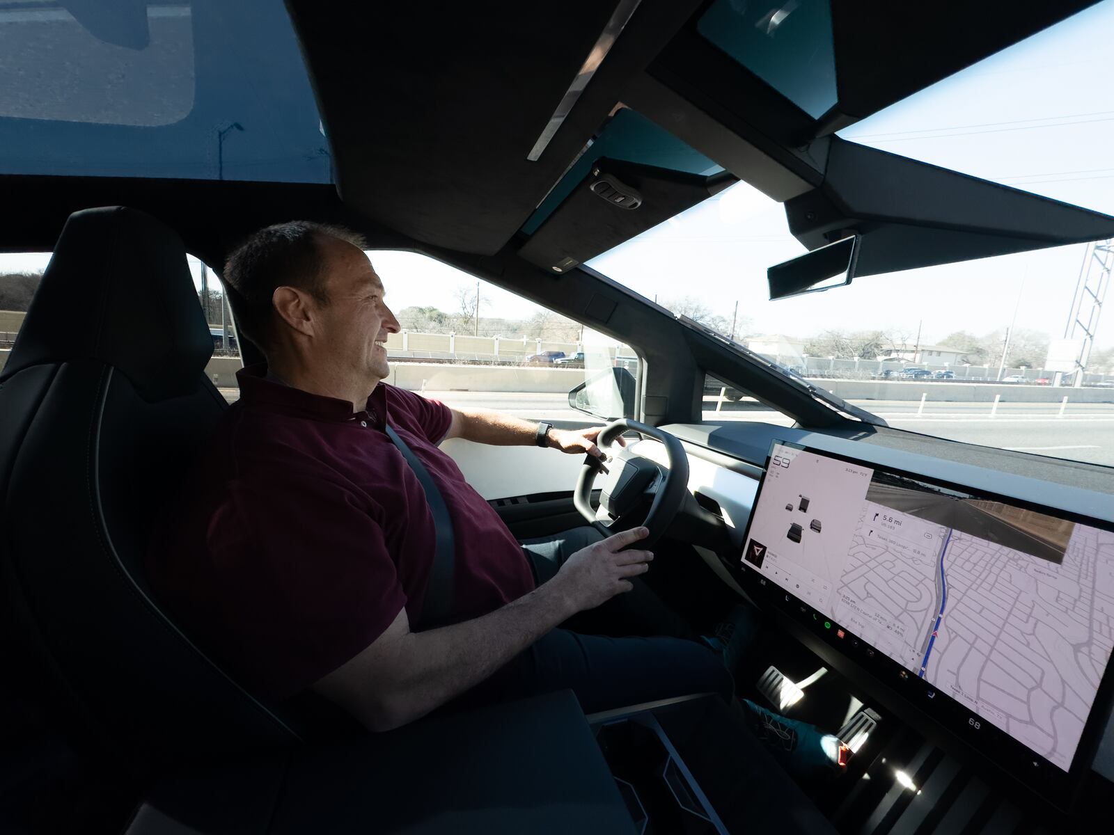 First drive in Tesla’s new Cybertruck: it’s like a visit from outer ...