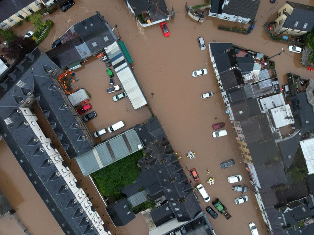 In pictures: The clean-up begins in Midleton after Storm Babet – The ...