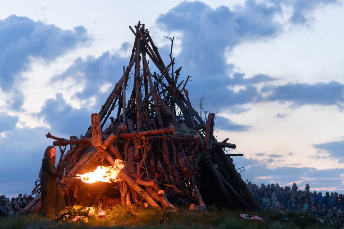 Bealtaine Fire Festival in pictures: ancient rituals mark the start of ...