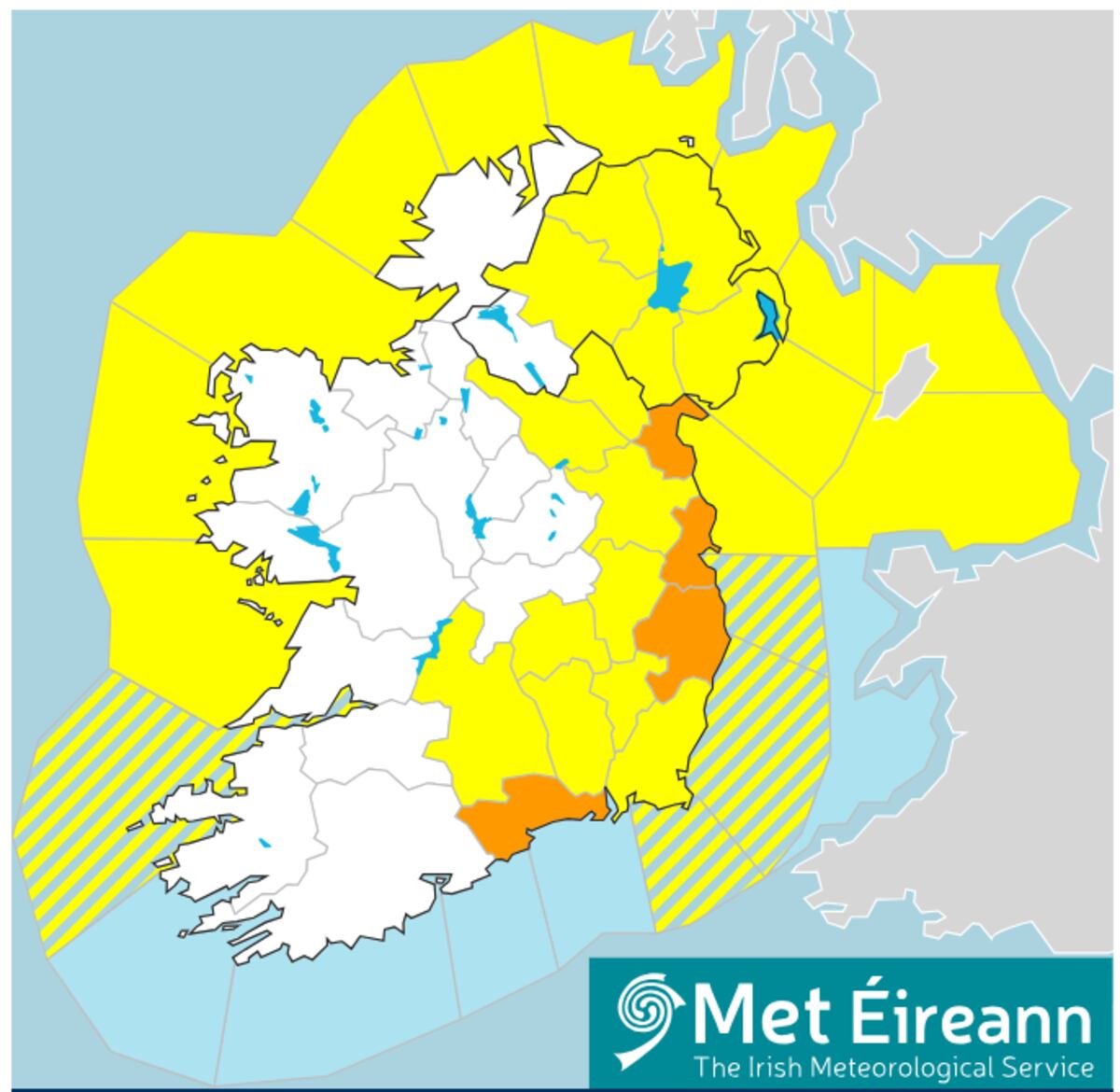 Flooding latest in Dublin and surrounding counties; Met Éireann ...