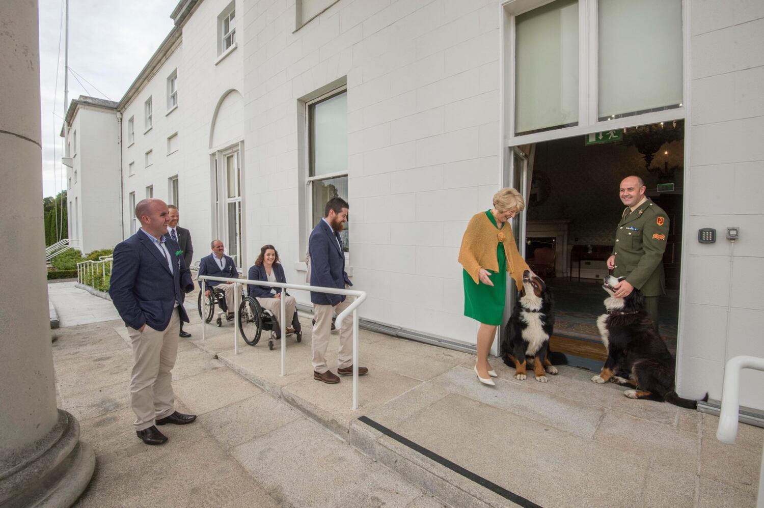 A dog's life in pictures: Bród and President Michael D Higgins at the ...