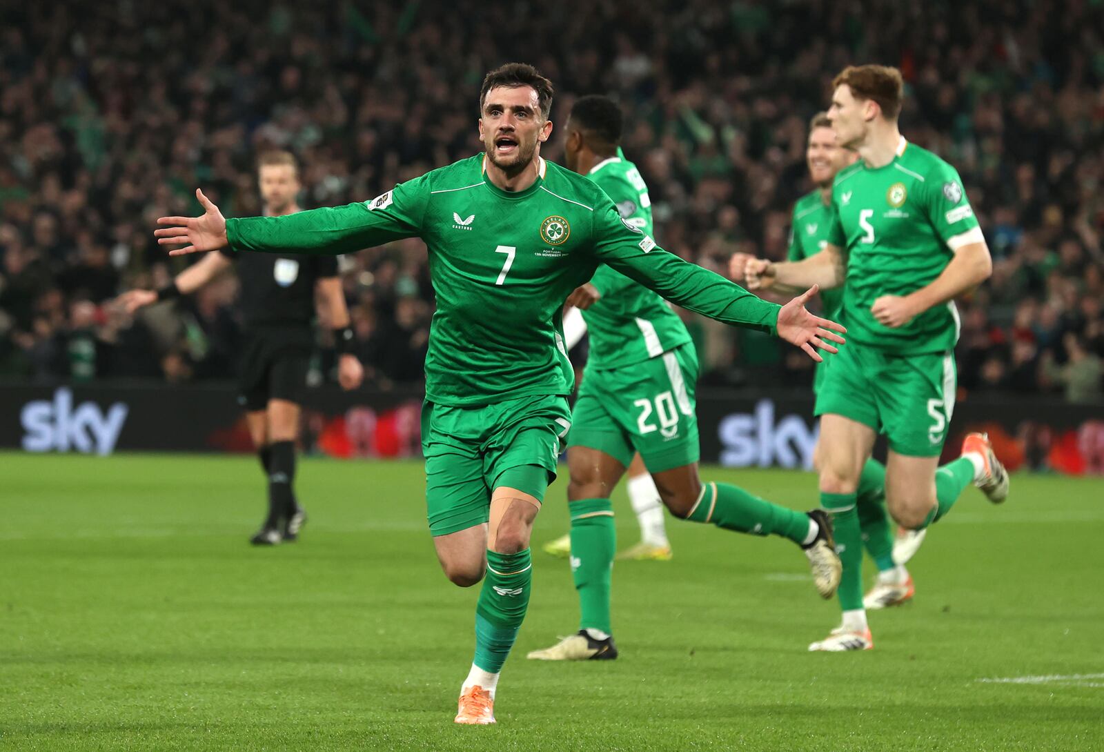 In pictures: Ireland’s historic 2-0 win over Portugal as Cristiano ...