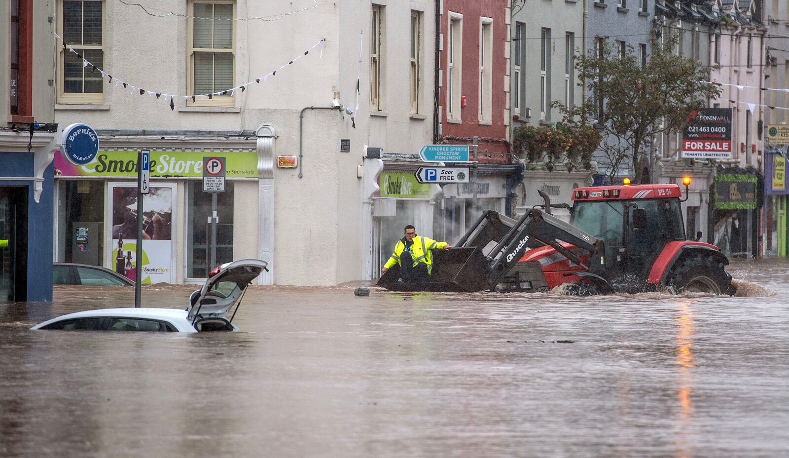 In pictures: Storm Babet brings heavy rain and flooding to Ireland ...