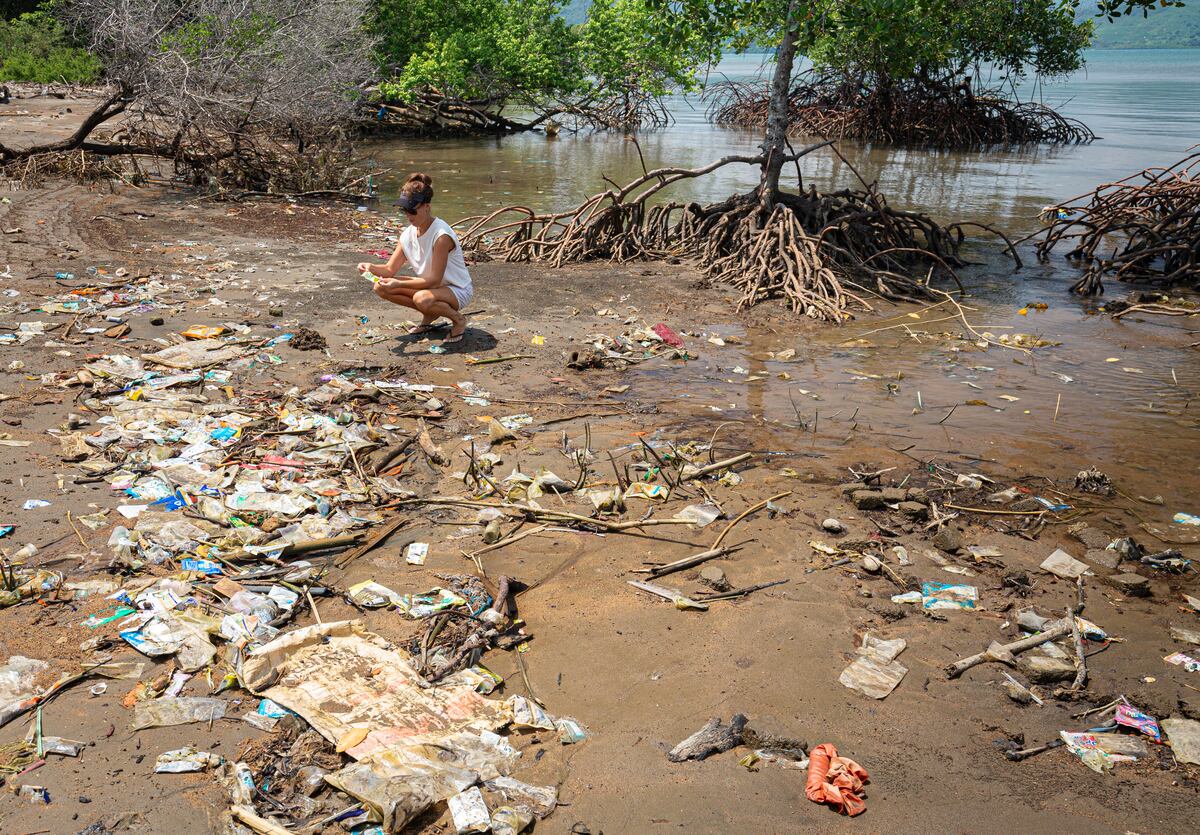 Plastic colonialism: ‘A stream of plastic debris, stretching miles, is ...