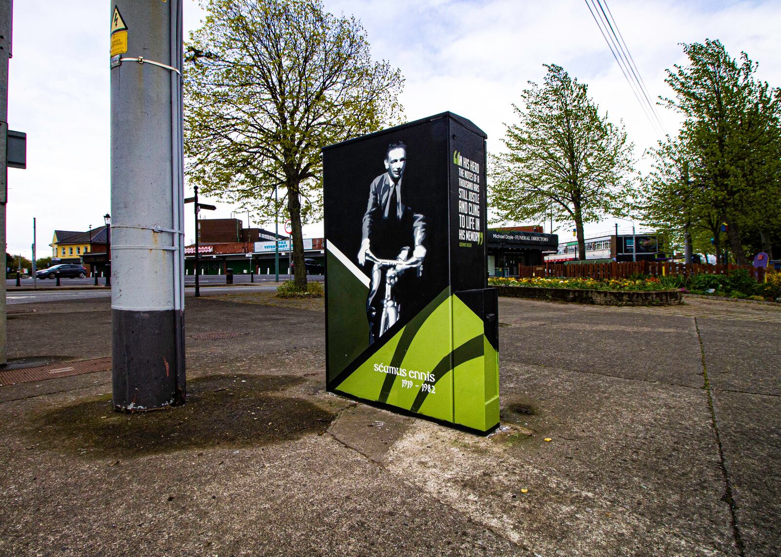 How to paint a traffic utility box on an Irish street corner – The ...
