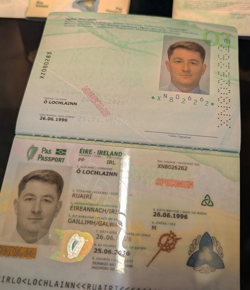 New Irish passport design ‘a real reflection of who we are,’ says ...