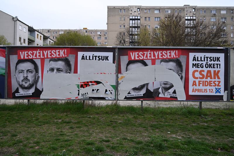 Election posters plaster Budapest – but Orban is nowhere to be seen ...