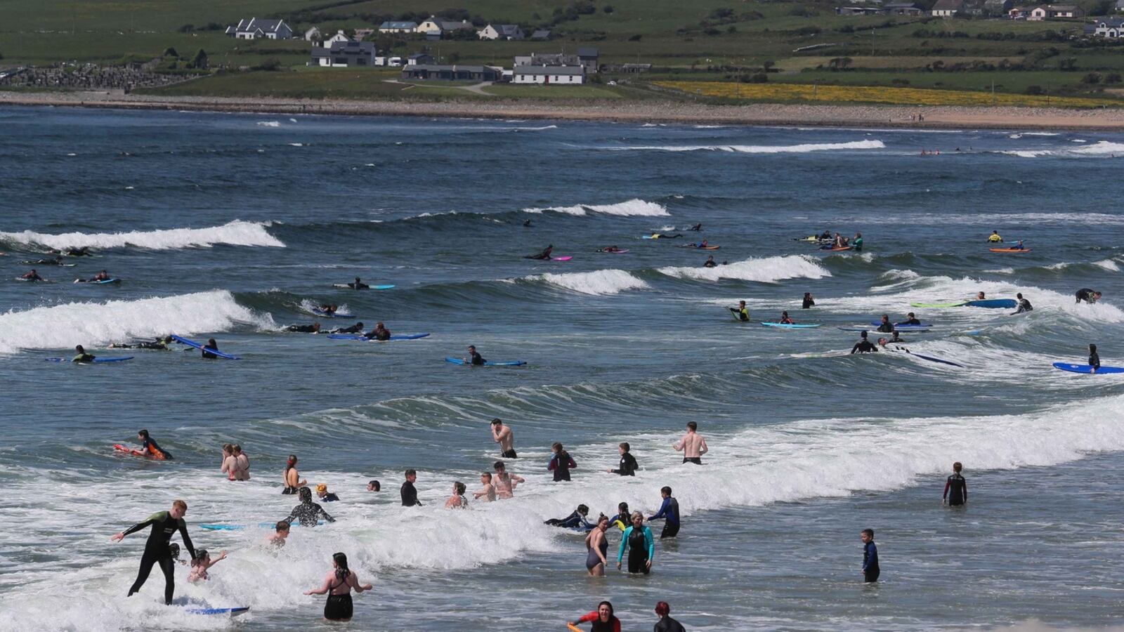Lifeguards begin summer duties early at Lahinch as people flock to the ...