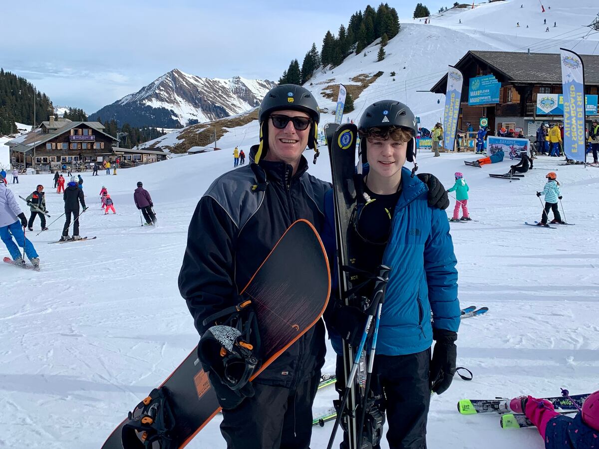 A father-son ski trip: Swiss bliss carving up the Alpine slopes – The ...