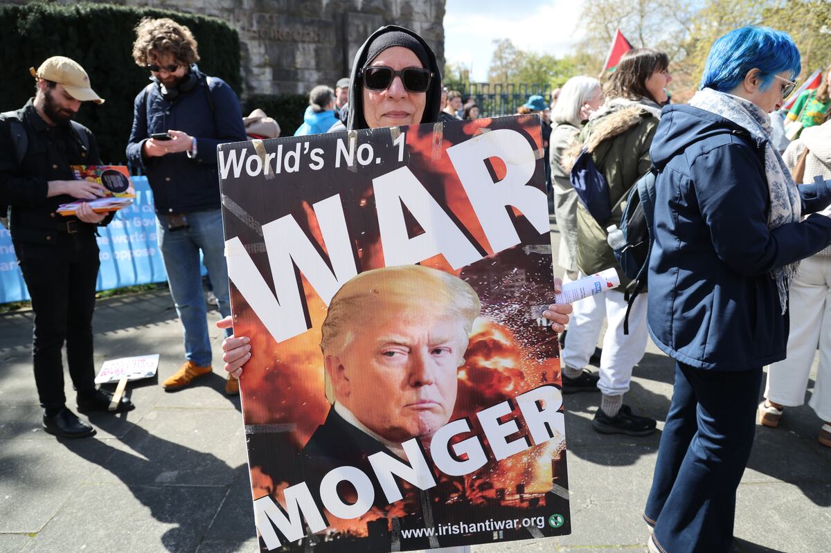 Hundreds demonstrate in Dublin to demand Ireland’s neutrality be ...