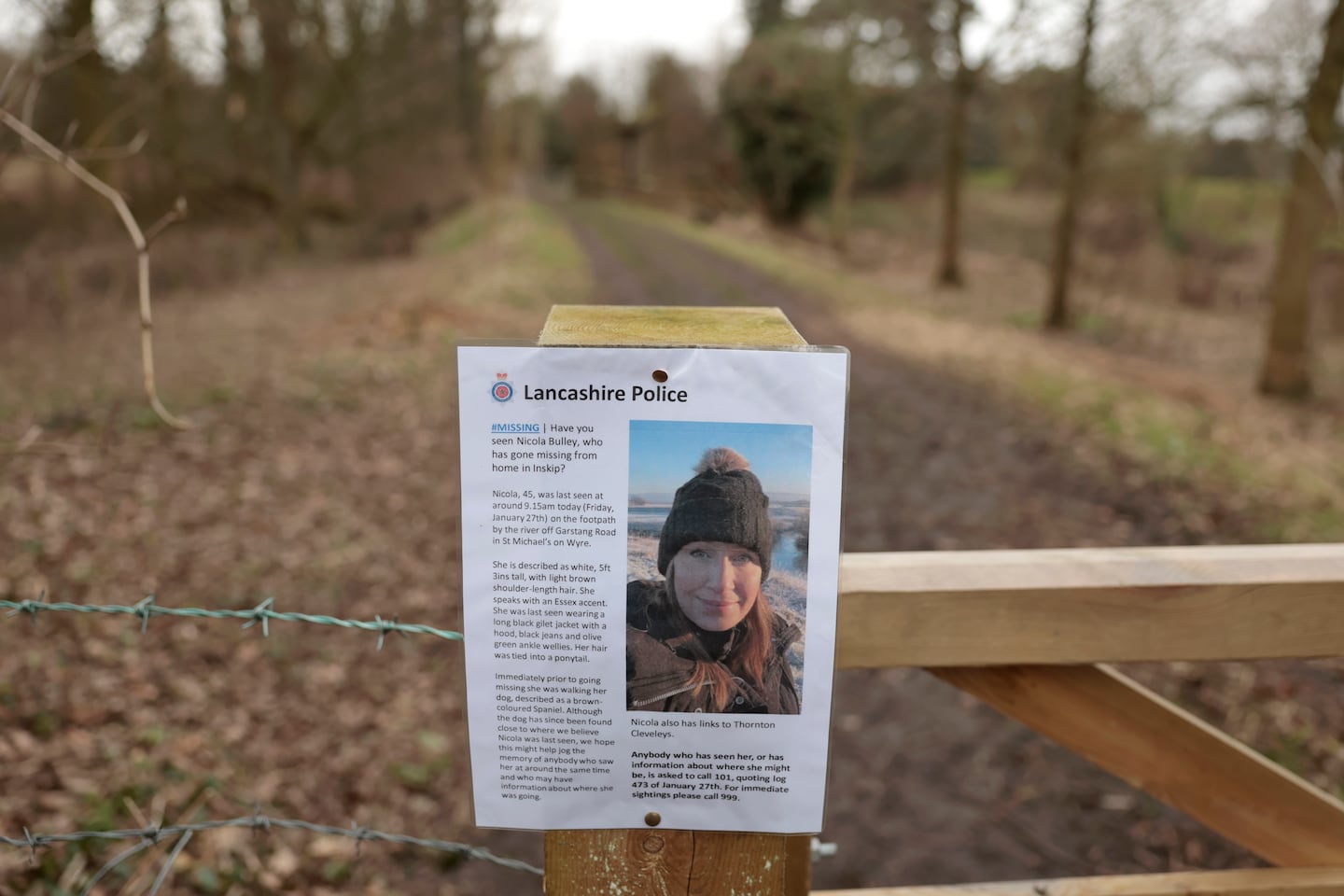 Body Found In Lancashire River Is Missing Woman Nicola Bulley Uk