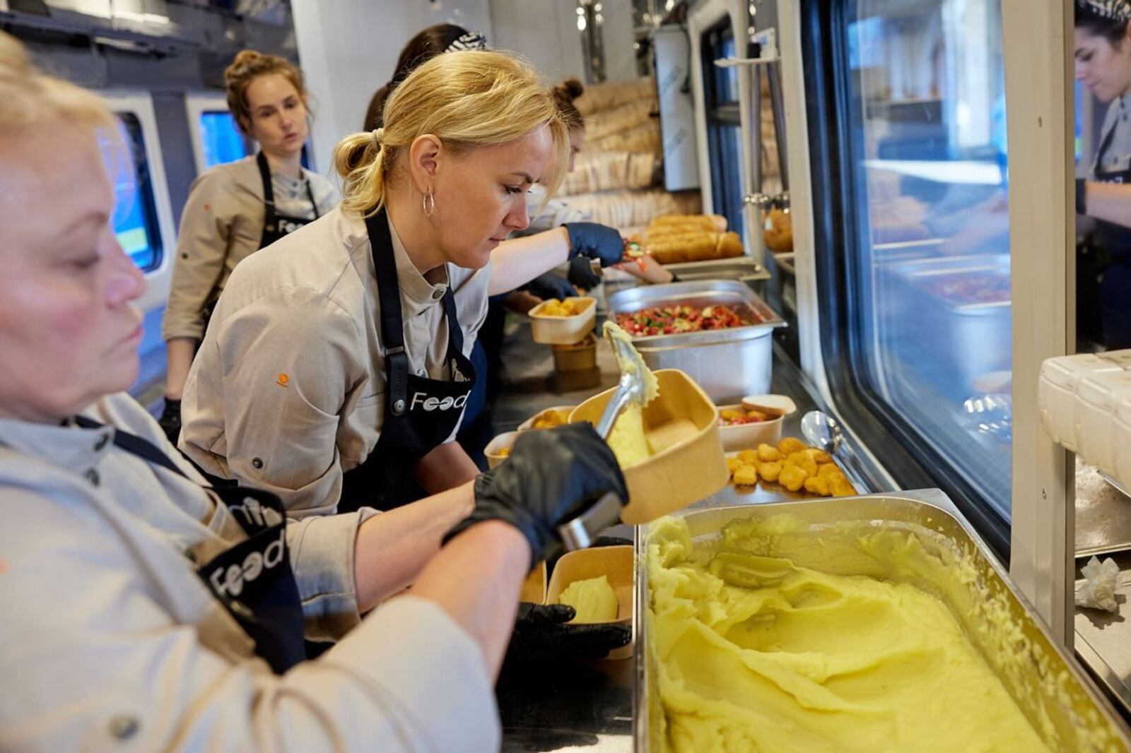 Ukraine food train delivers nourishment to places where invasion has ...