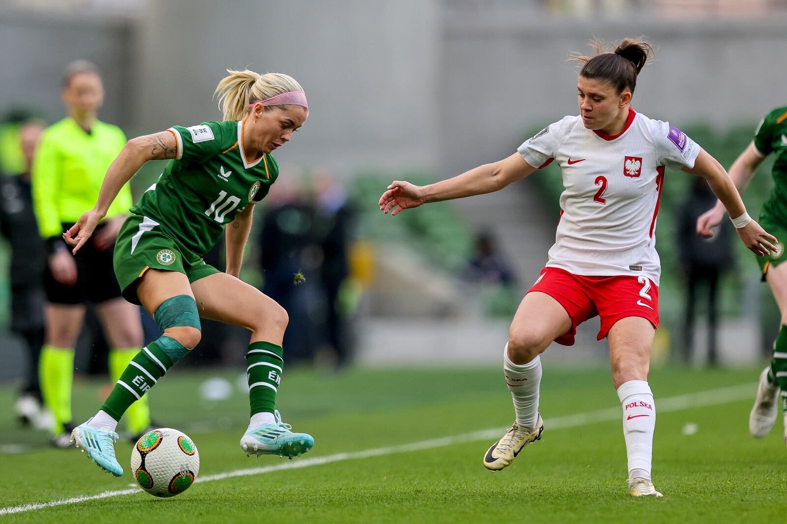 Republic of Ireland 1 Poland 0: Marissa Sheva first-half goal earns ...