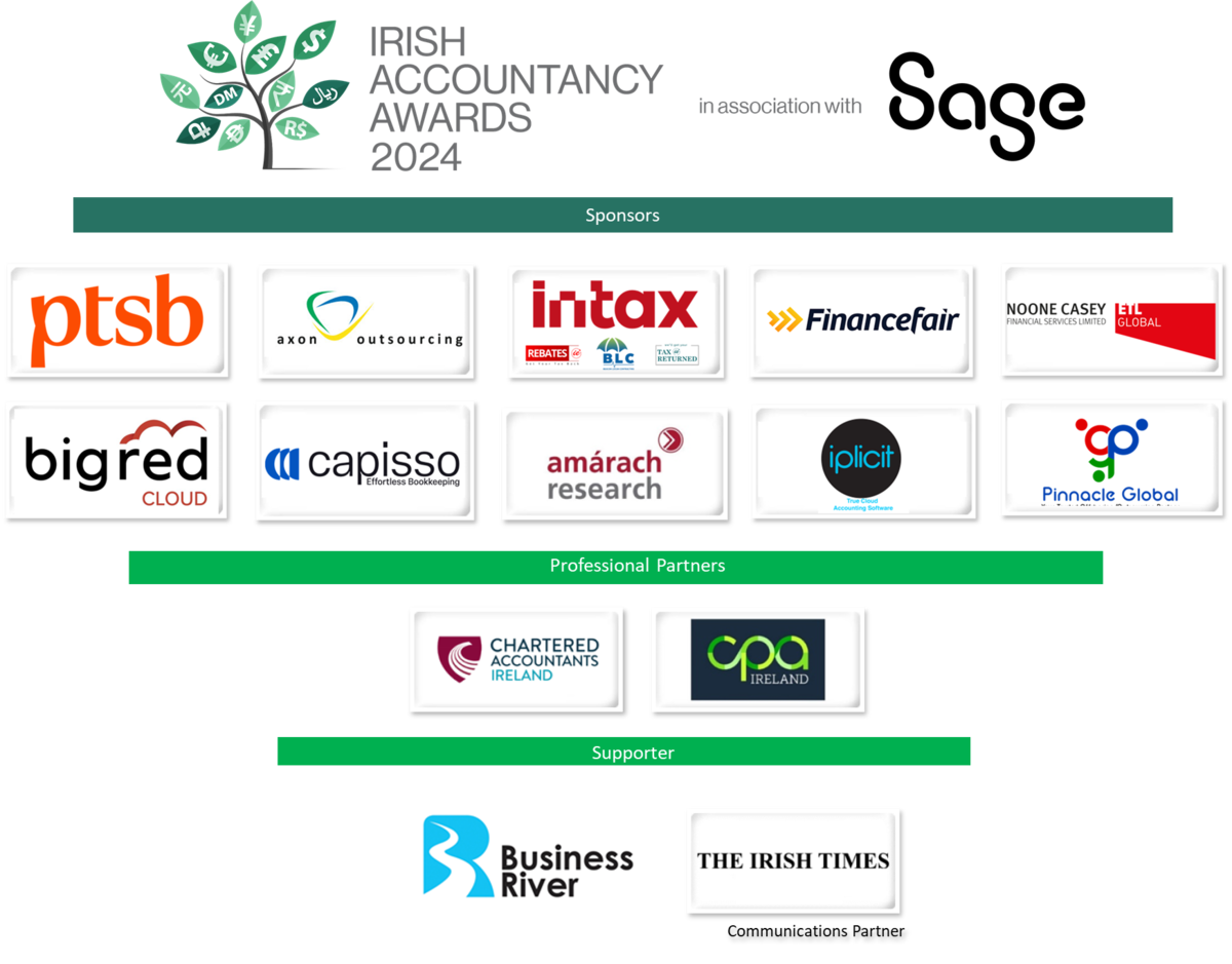 The Irish Accountancy Awards 2024 celebrates industry excellence across ...
