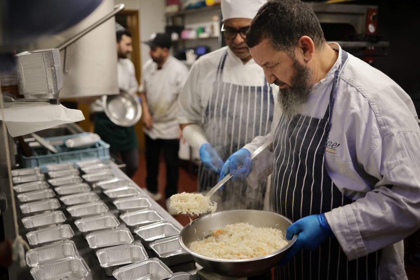 In pictures: The volunteers serving almost 500 hot meals to those in ...