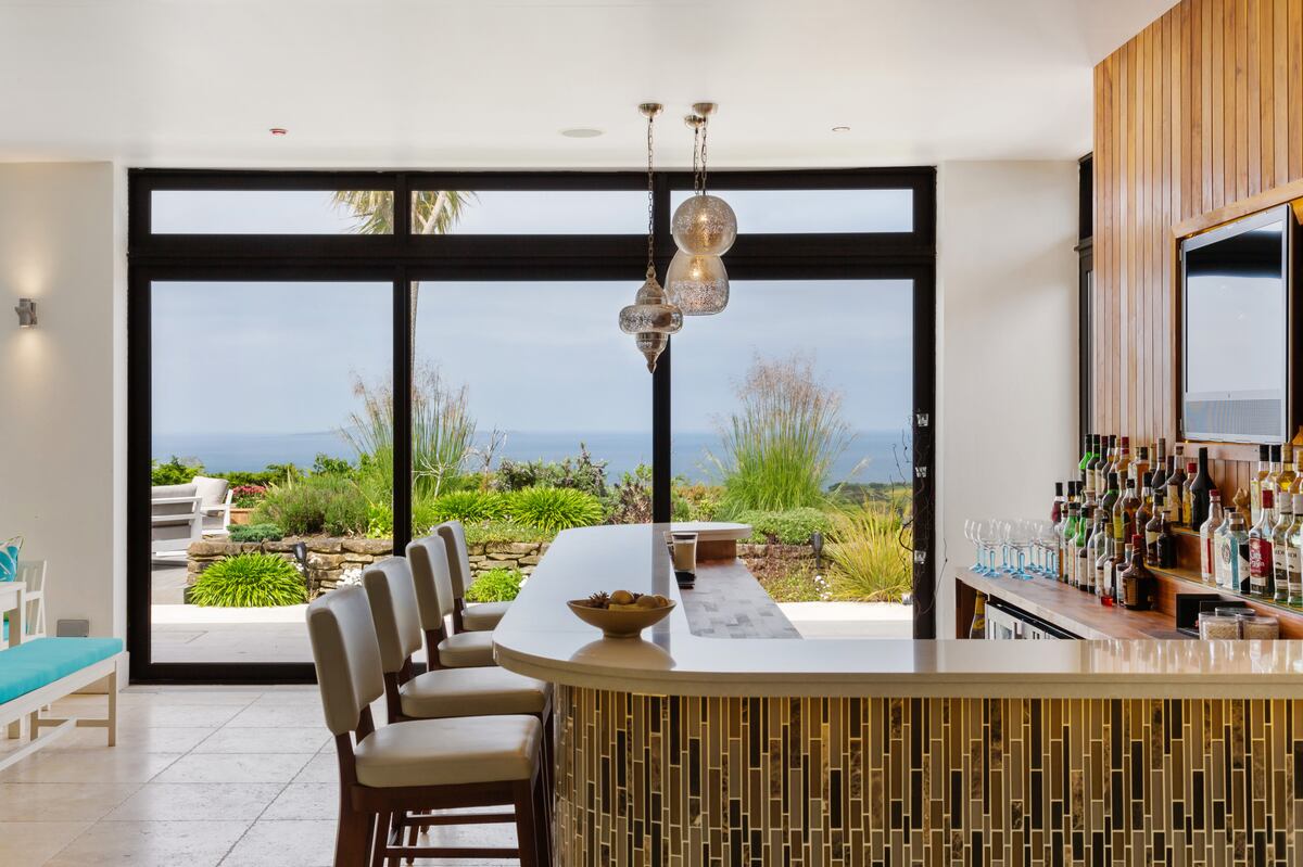 Bond-style house with indoor pool and views to live and let die for in ...
