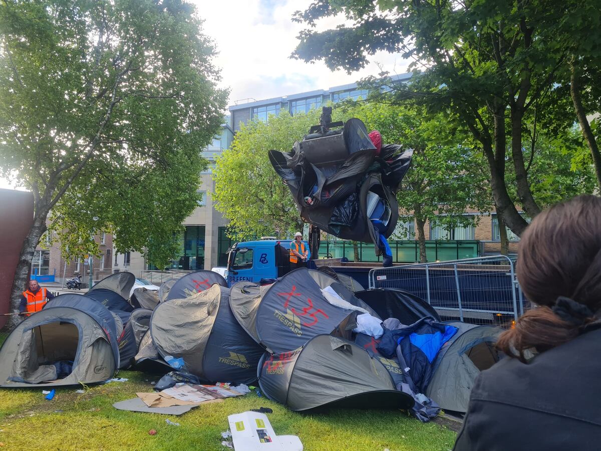 Grand Canal: asylum seekers’ tents cleared in latest operation – The ...