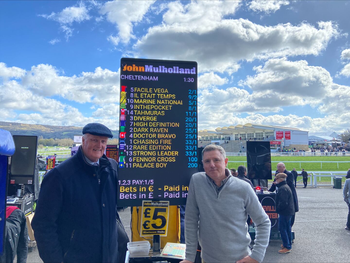 Cheltenham: Odds against finding an Irish bookie trackside this year ...