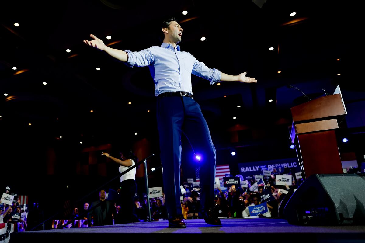 Georgia senator Jon Ossoff delivers a line that could be central to ...