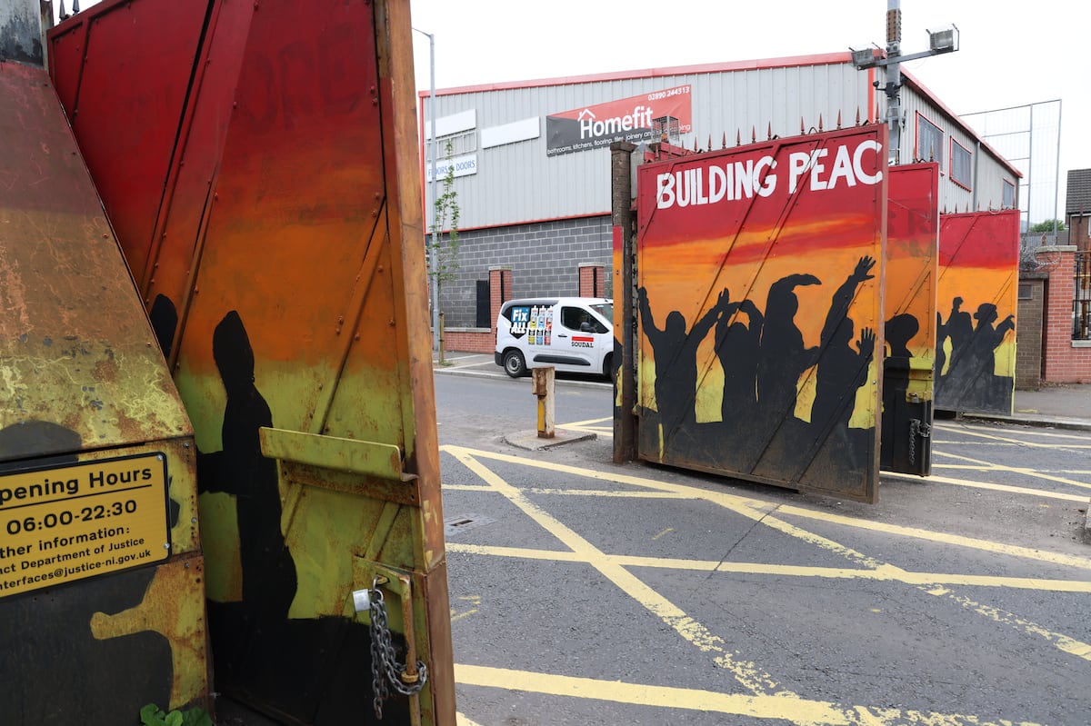 Living next door to a Belfast peace wall: ‘You feel safer with it up ...