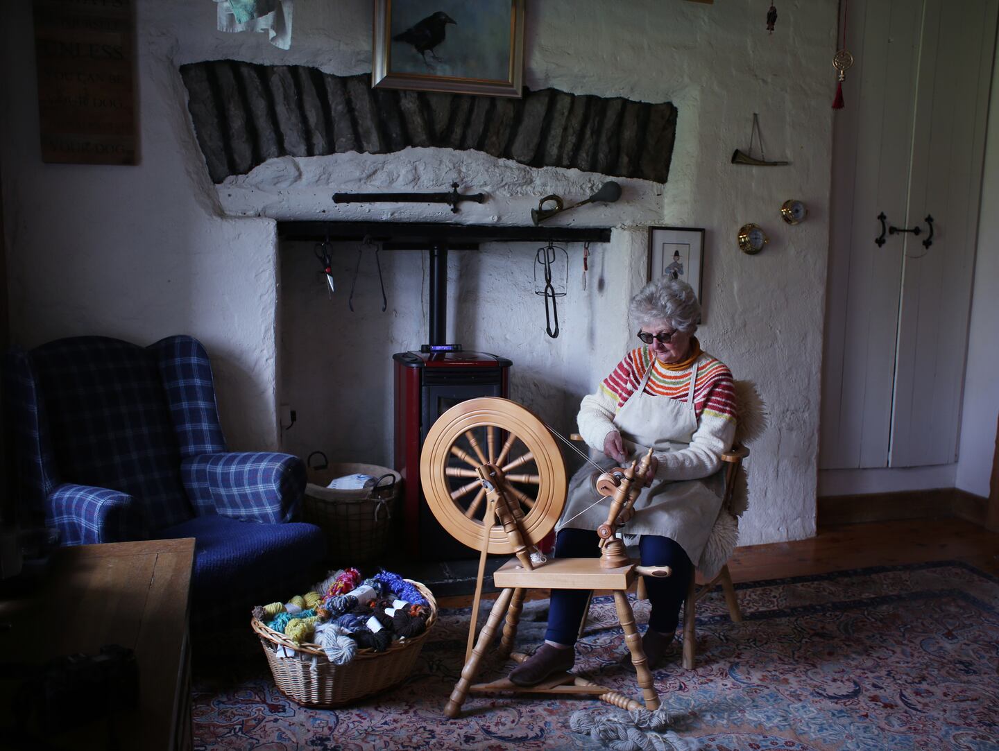 ‘I started off with three sheep, bought a spinning wheel and taught ...