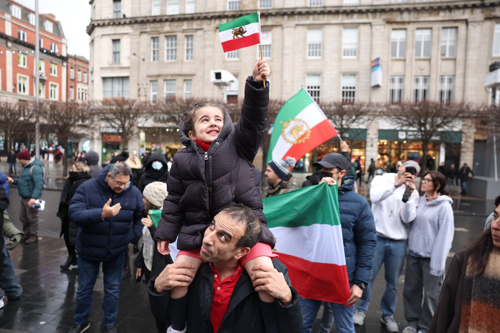 ‘We want our freedom back’: Iranians protest in Dublin for regime ...